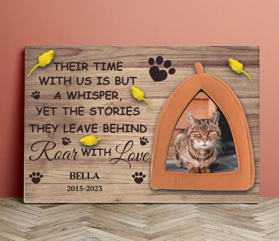 Preserve Your Cat’s Memory on Personalized Canvas Art | Paws and Memories